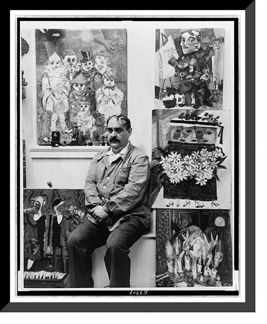 Historic Framed Print, [Zero Mostel, three-quarter length portrait ...