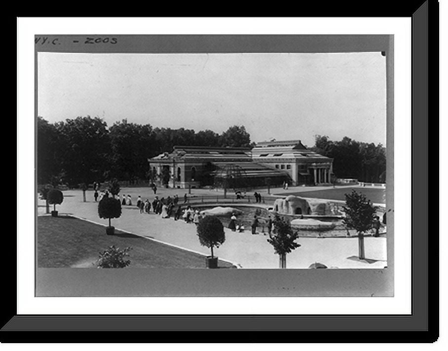 Historic Framed Print, Zoological Park, New York City - New bird house ...