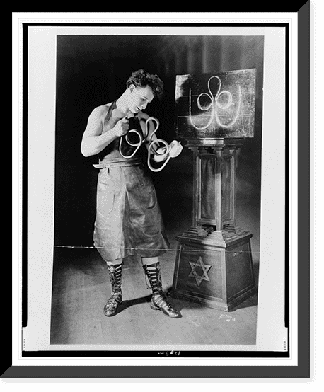 Historic Framed Print, [Zymunt Breitbart, actor/strongman, full-length ...