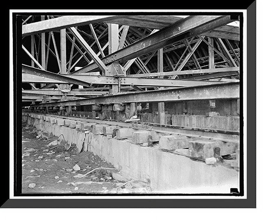 Historic Framed Print, While construction is underway, the uncompleted ...