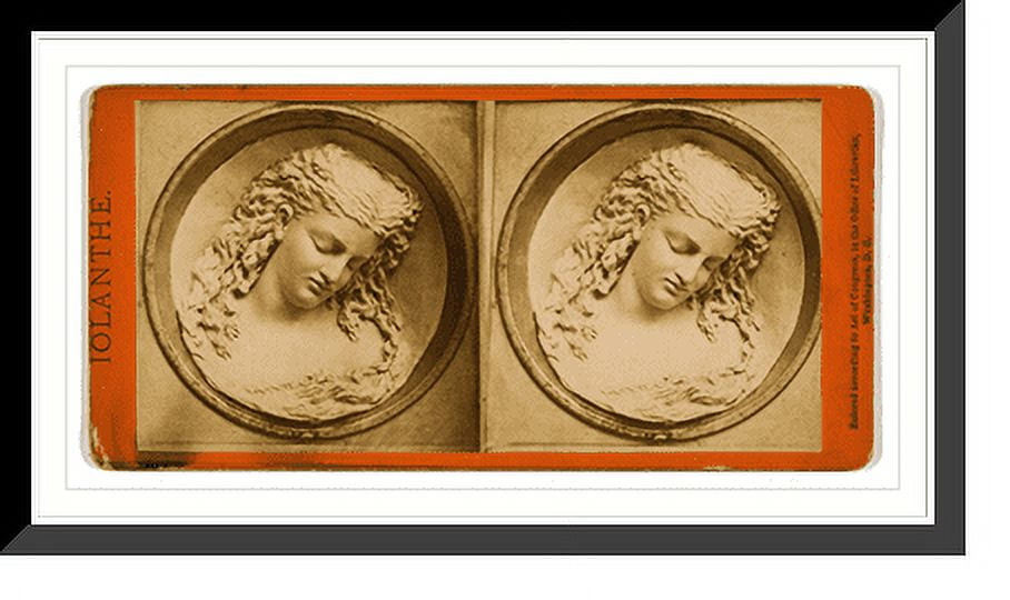 Historic Framed Print, The dreaming Iolanthe King Renes daughter from ...