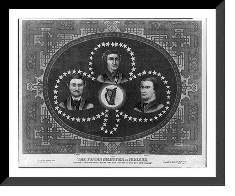 Historic Framed Print, The fenian martyrs of Ireland. Executed at ...