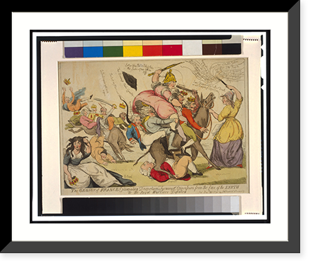 Historic Framed Print, The genius of France extirpating despotism ...