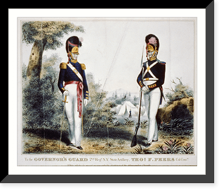 Historic Framed Print, To the governor's guard 2nd. regt. N.Y. state ...