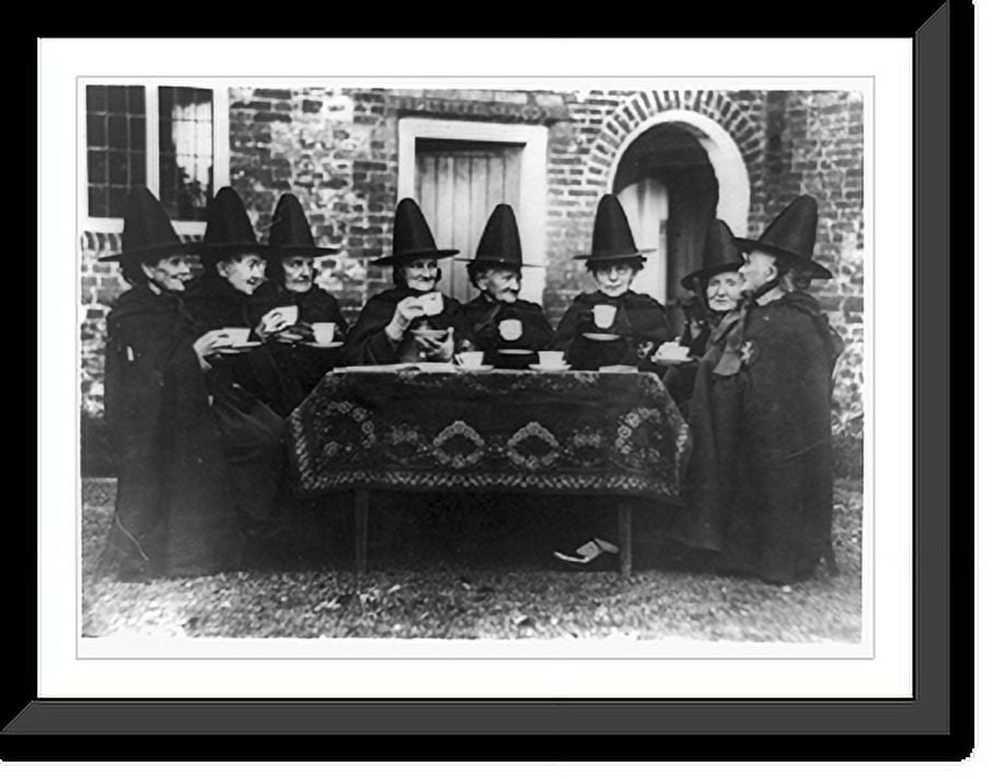 Historic Framed Print, Not a modern witches' council - but members of ...