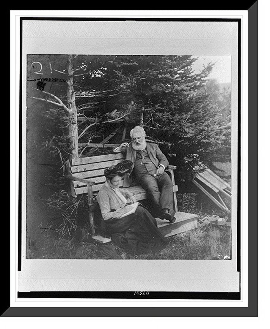 Historic Framed Print, During nice weather at Beinn Bhreagh, Alexander ...