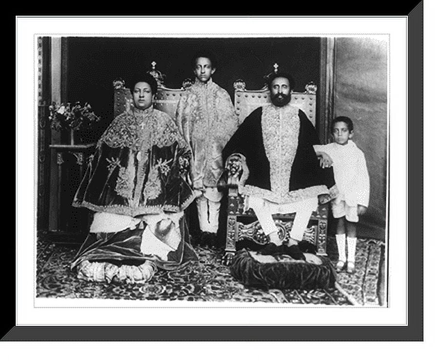 Historic Framed Print, The ruling family of Abyssinia - Ras Tafari [i.e ...