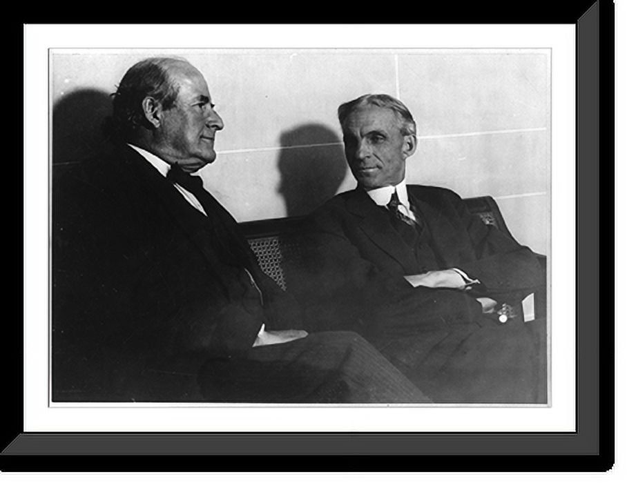 Historic Framed Print, The two peace advocates, Bryan and Ford ...