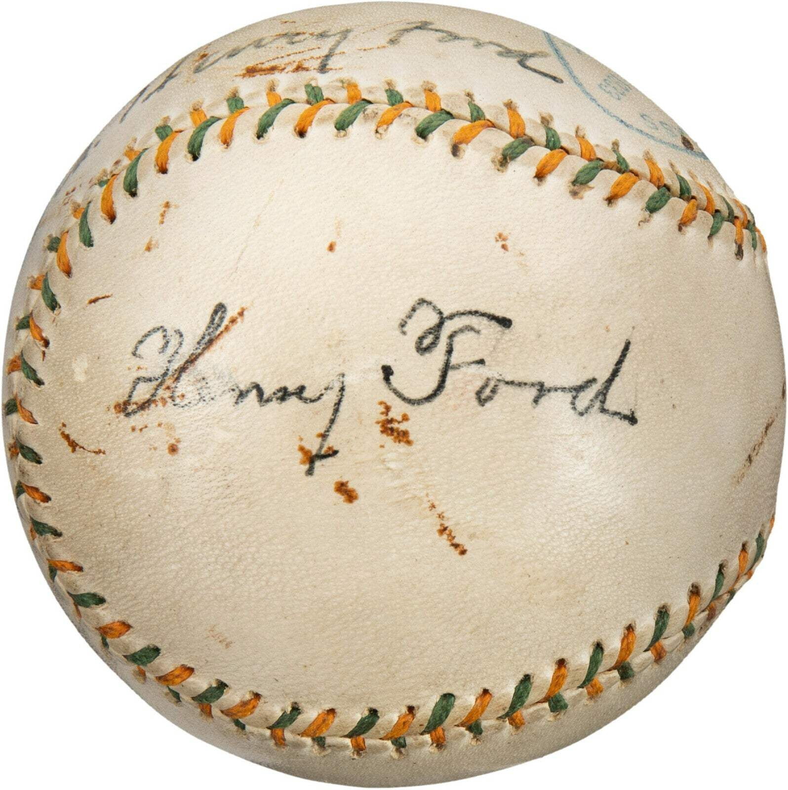 Historic Henry Ford Signed 1933 Ford Motor Company Baseball With PSA ...