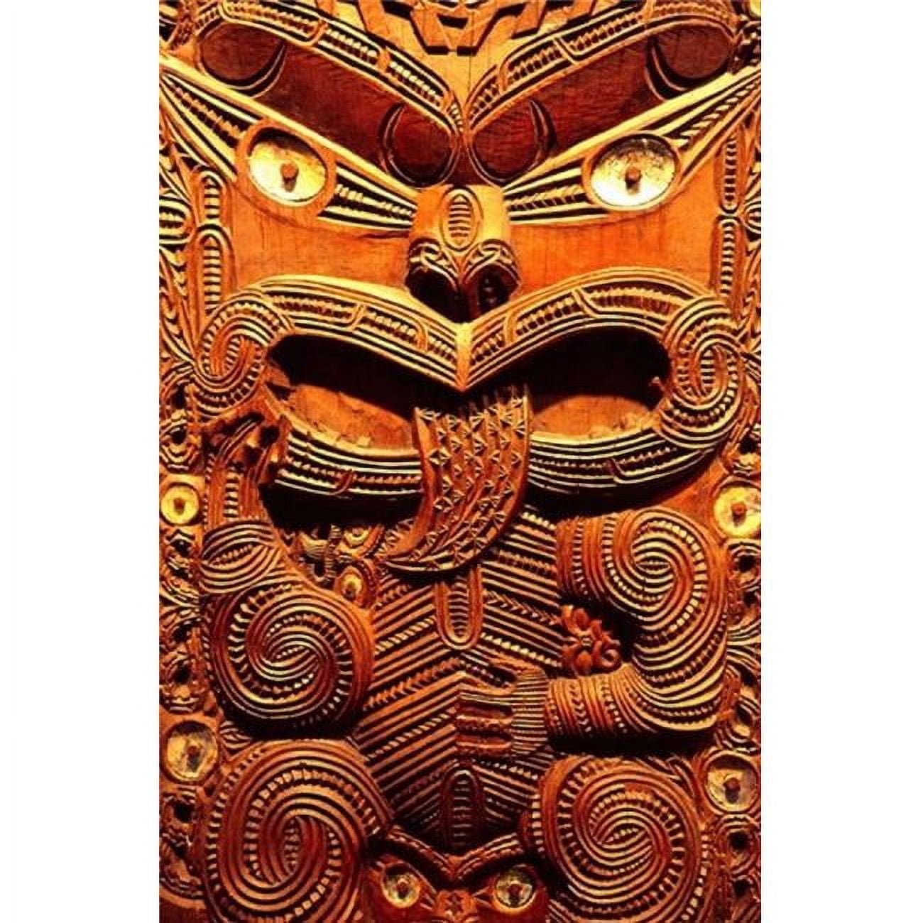 Historic Maori Carving Otago Museum New Zealand Poster Print - 24 x 36 ...