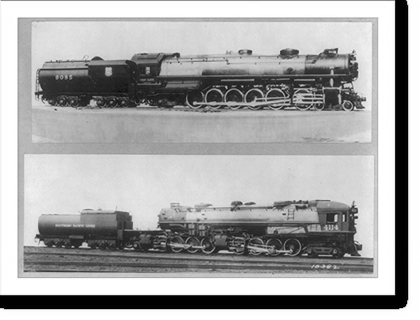 Historic Print, [2 locomotives: Union Pacific and Southern Pacific], 16 ...