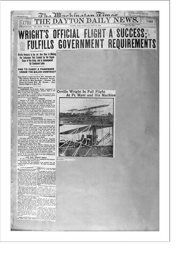 Historic Print, [28 pages of clippings from various U.S. and French ...