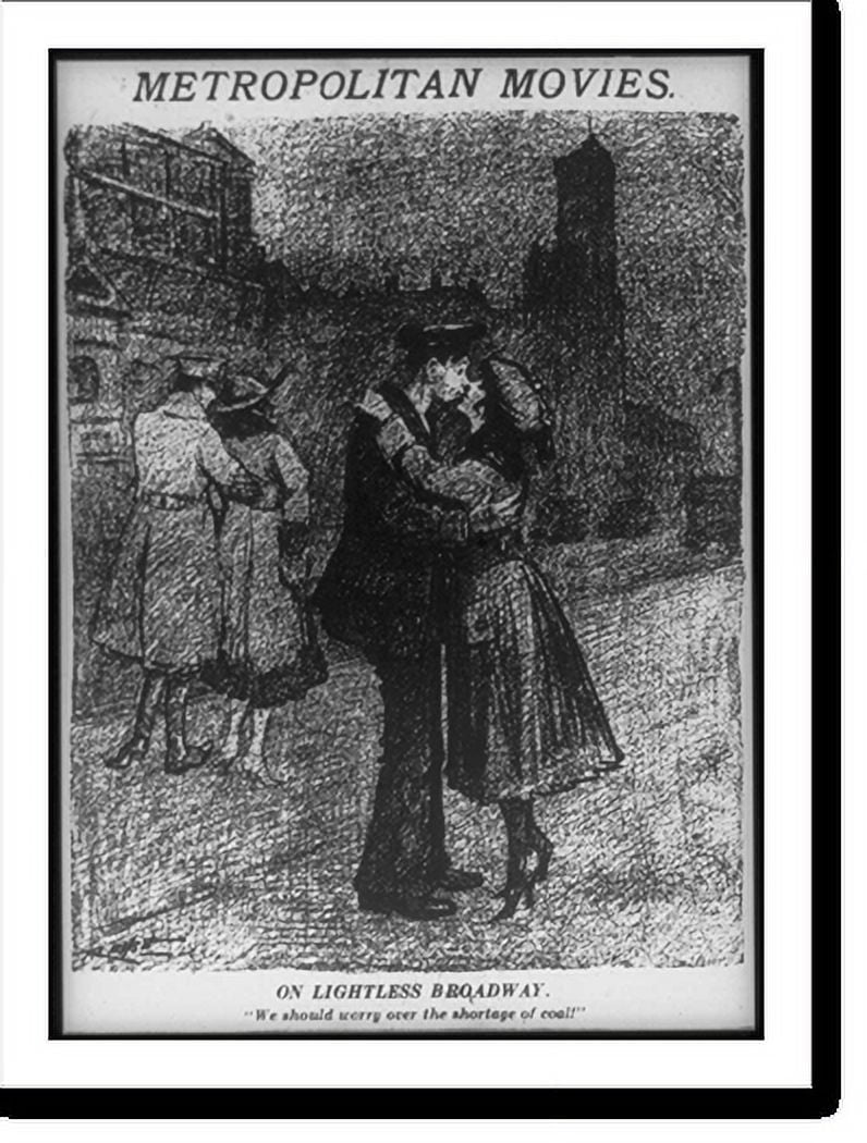 Historic Print, [4 newspaper cartoons relating to the fuel shortage in ...