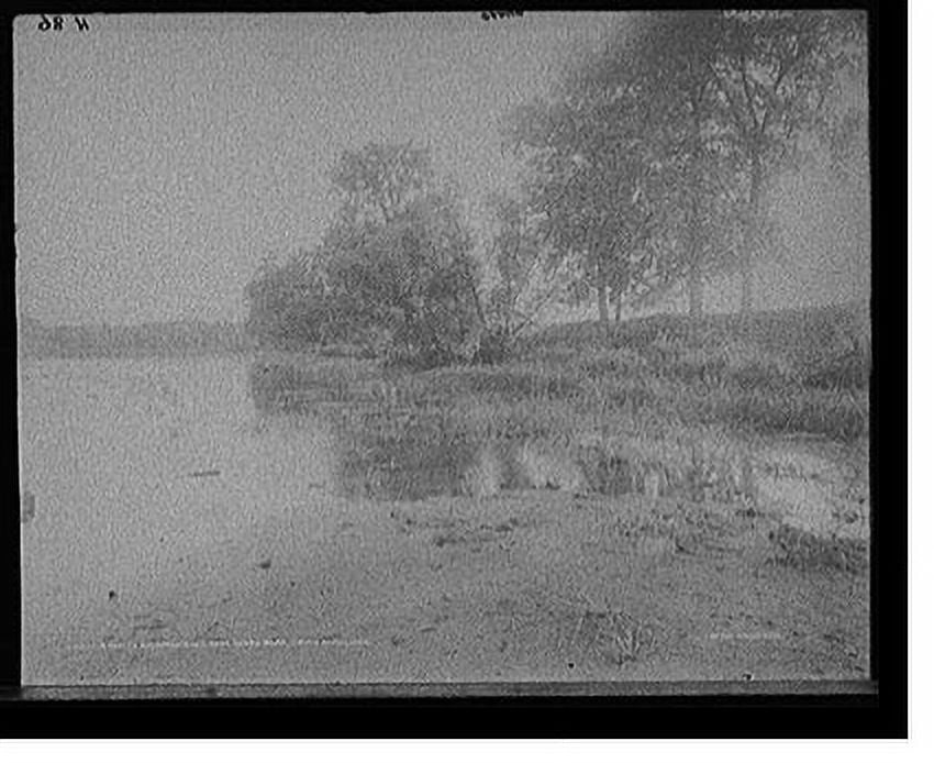 Historic Print, A Pretty bit, Grand River near North Park, Grand Rapids ...