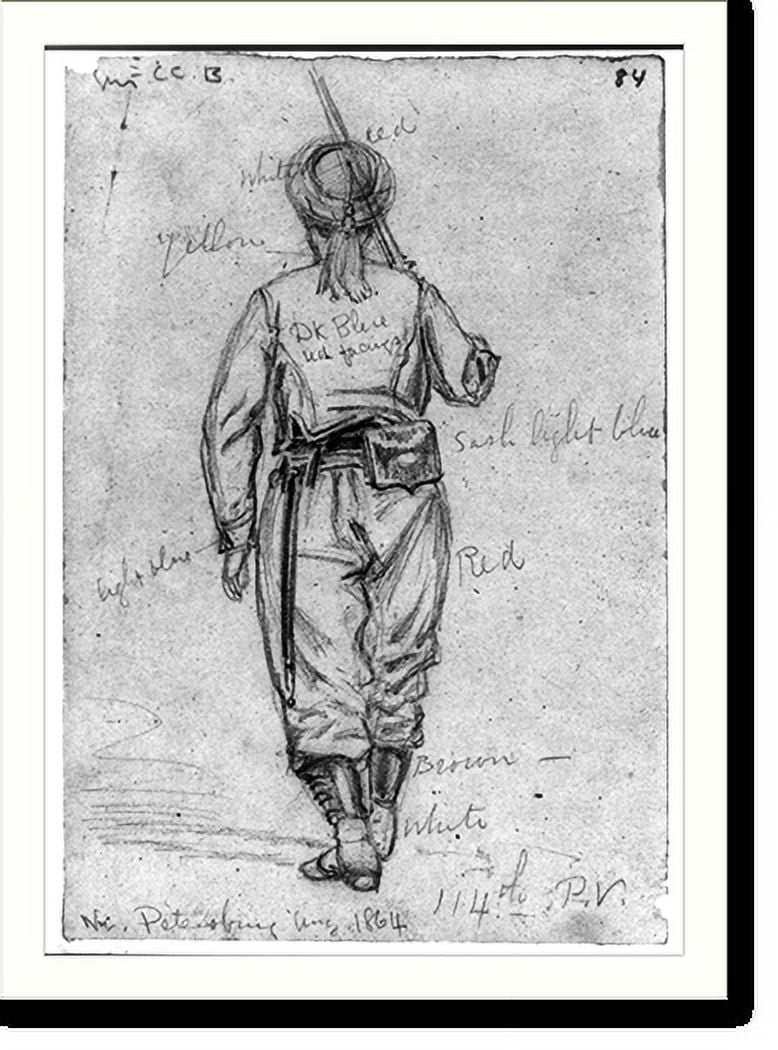 Historic Print, [A Zouave sentry], 18" x 24" - Walmart.com