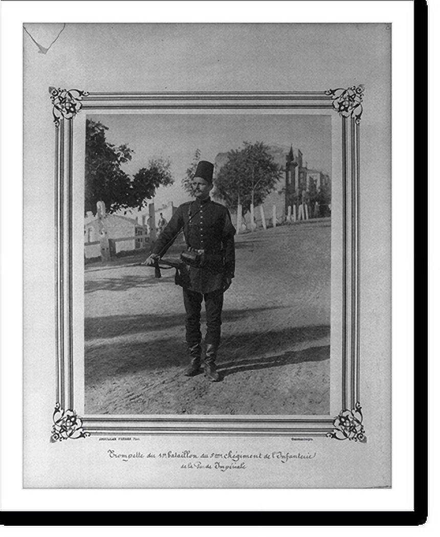 Historic Print, [A bugler of the First Battalion of the Fifth Infantry ...