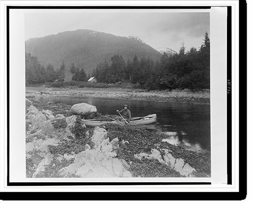 Historic Print, [A man, possibly Lewis Rutherford Morris, seated in a ...
