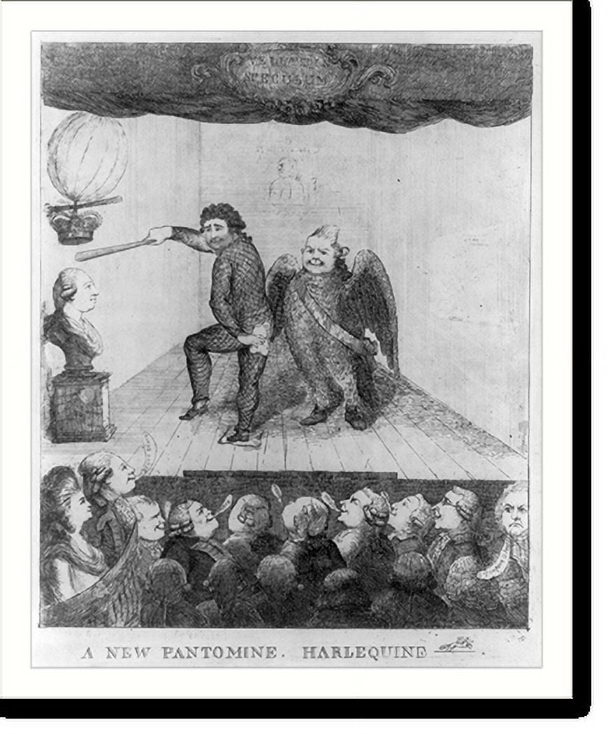 Historic Print, A new pantomine - harlequine, 16" x 20" - Walmart.com