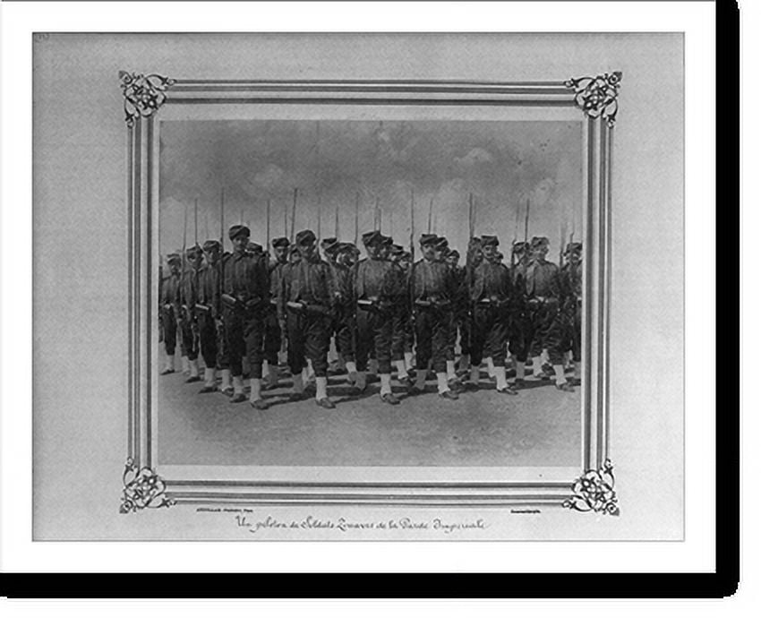 Historic Print, [A platoon of Zouaves of the Imperial Guard].Abdullah ...