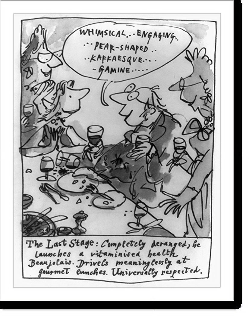 Historic Print, A rake's progress: The last stage: completely deranged ...