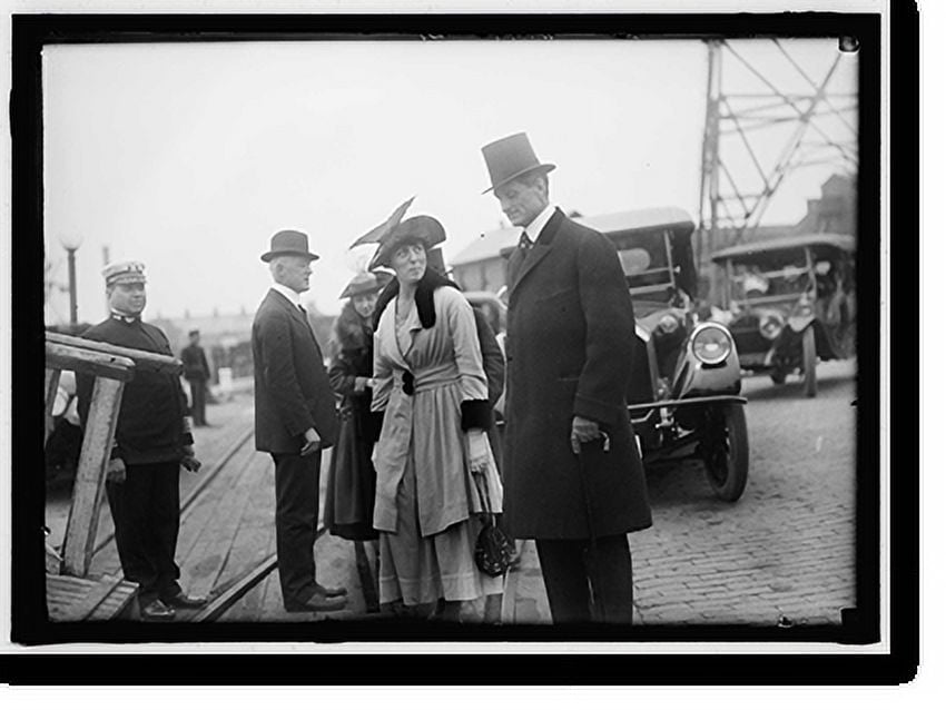 Historic Print, ALLIED COMMISSION TO U.S. BOARDING MAYFLOWER FOR TRIP ...