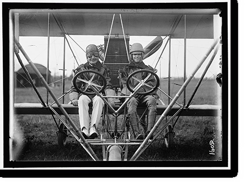 Historic Print, AVIATION, NAVY. COMMODORE J. C. GILLMORE IN CURTISS ...