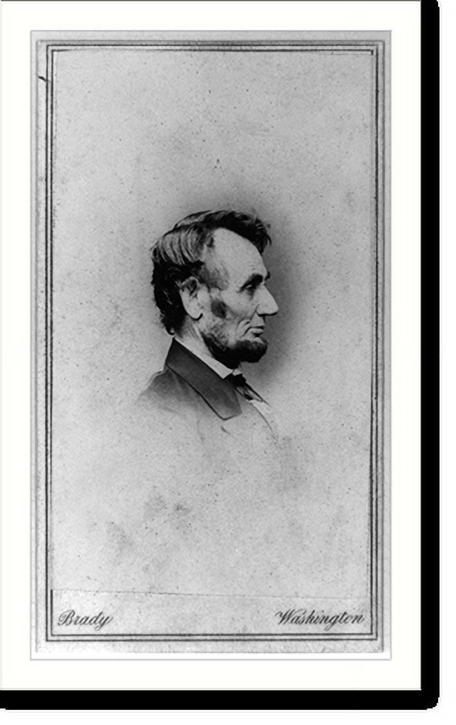 Historic Print, [Abraham Lincoln].Brady, Washington., 16" x 20 ...