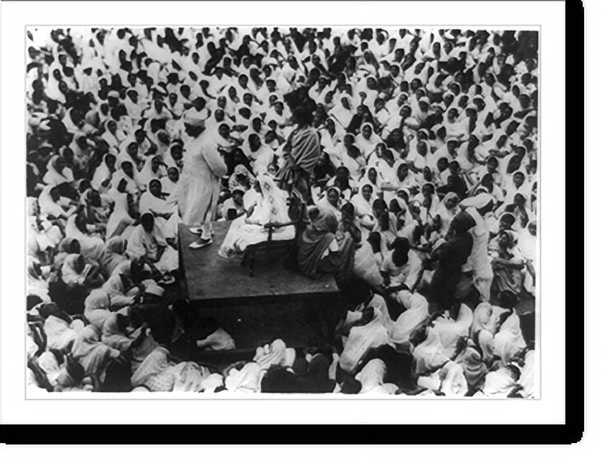 Historic Print, Acting President of India's Congress - Pandit Motila ...