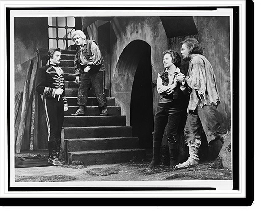 Historic Print, [Actors (l to r) Lee Cass as Don Pizarro, Chester ...