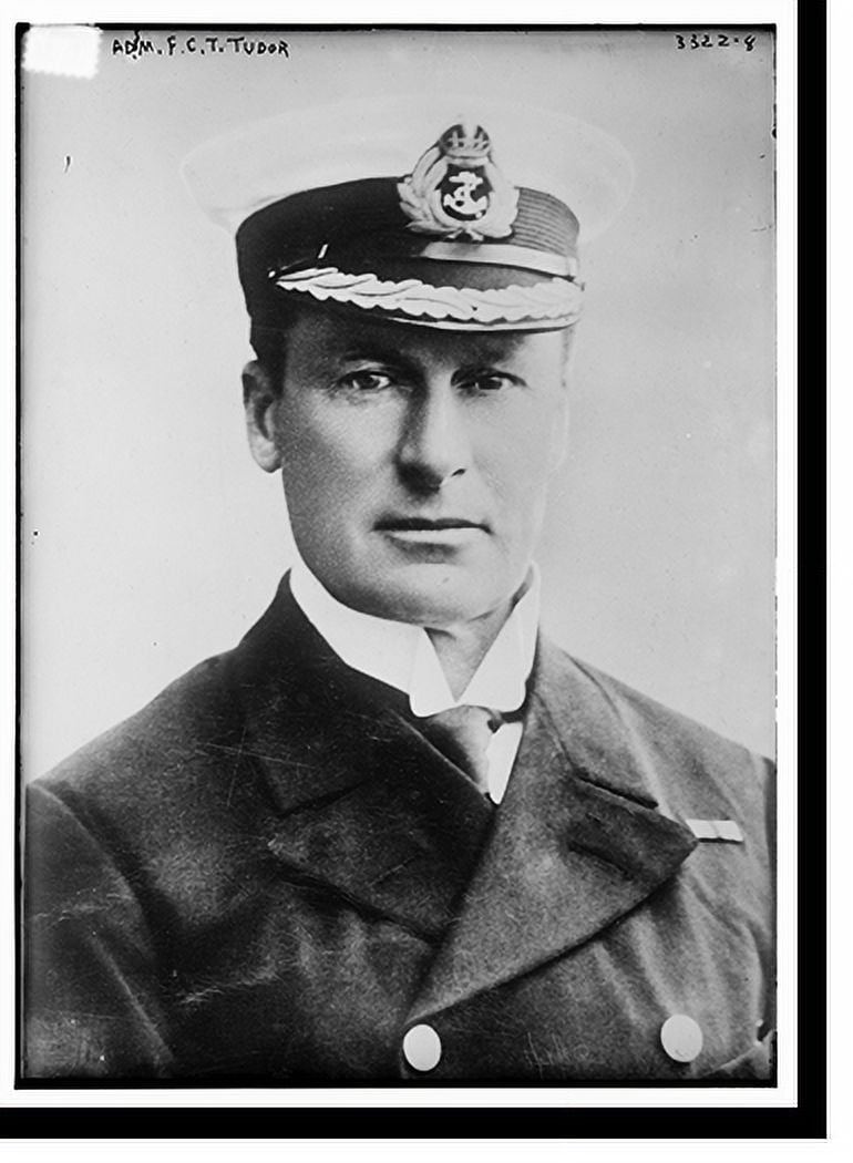 Historic Print, Adm. F.C.T. Tudor, 18" x 24" - Walmart.com