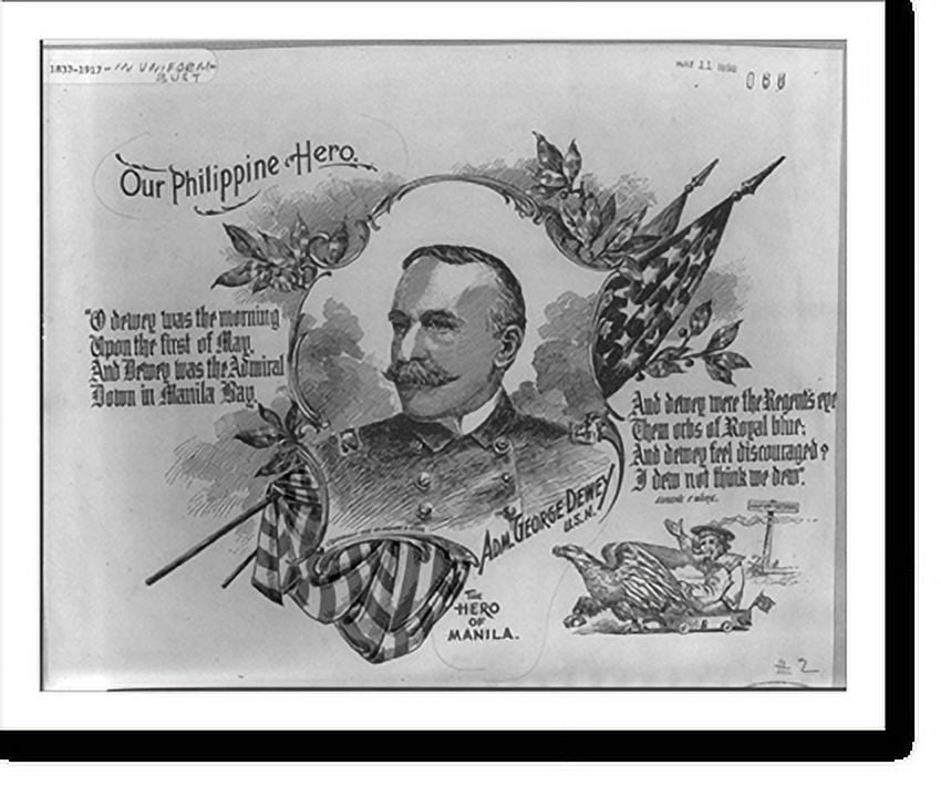 Historic Print, [Adm. George Dewey, head-and-shoulders portrait, facing ...