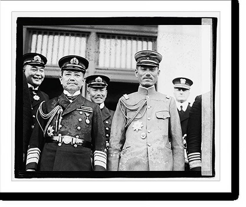 Historic Print, Admil. Kato & Maj. Gen'l. K. Tanaka, 18" x 24 ...