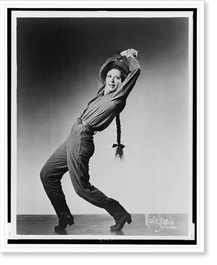Historic Print, Agnes de Mille, choreographer of Ballet Theatre's hit ...