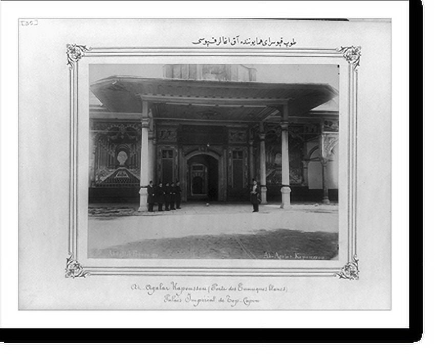 Historic Print, [Akagalar Kapisi (White Eunuch's Gate) in the Imperial ...