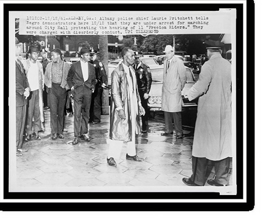 Historic Print, Albany police chief Laurie Pritchett tells Negro ...