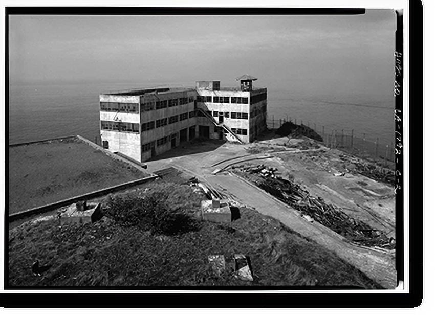 Historic Print, Alcatraz, Industries Building, Alcatraz Island, San ...