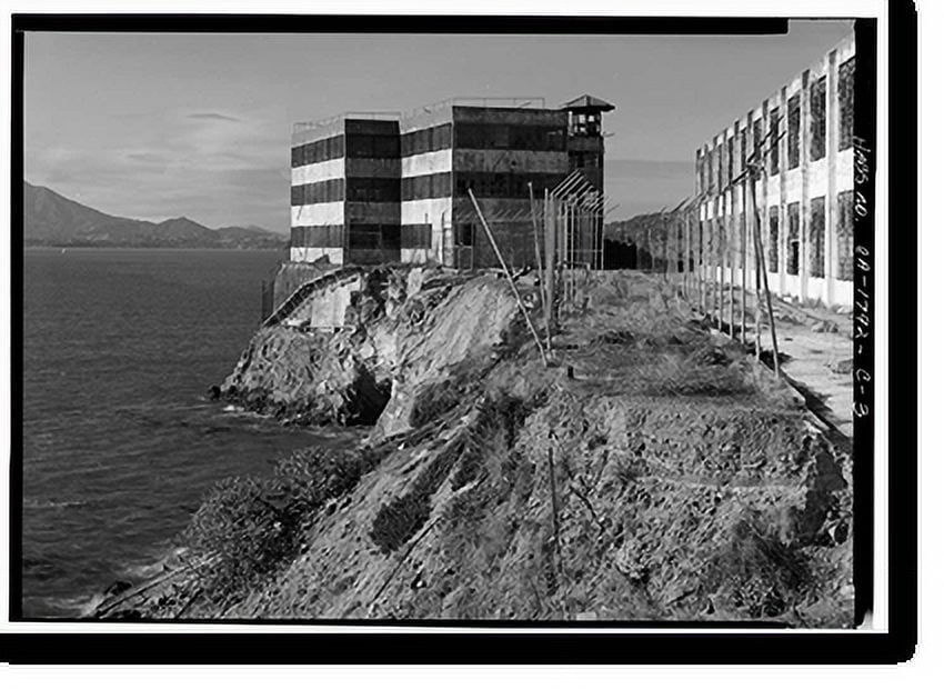 Historic Print, Alcatraz, Industries Building, Alcatraz Island, San ...