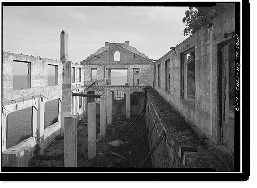Historic Print, Alcatraz, Officer's Club, Alcatraz Island, San ...