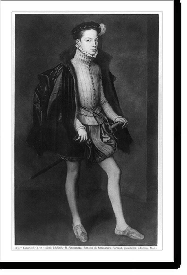 Historic Print, Alessandro Farnese, duke of Parma and Piacenza, 1545 ...