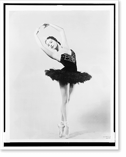 Historic Print, [Alicia Alonso, full-length portrait, posing in ballet ...