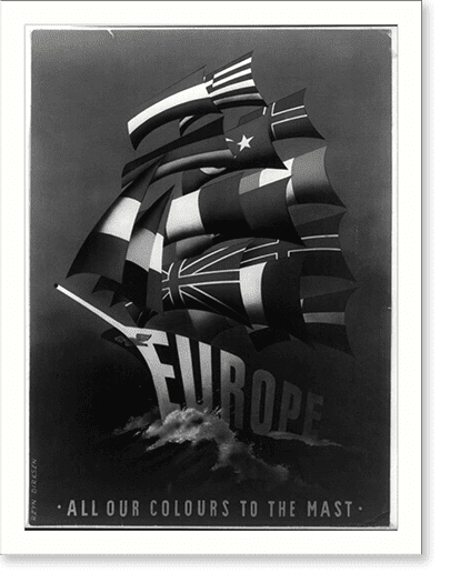 Historic Print, All our colours to the mast.Reyn Dirksen., 16" x 20 ...