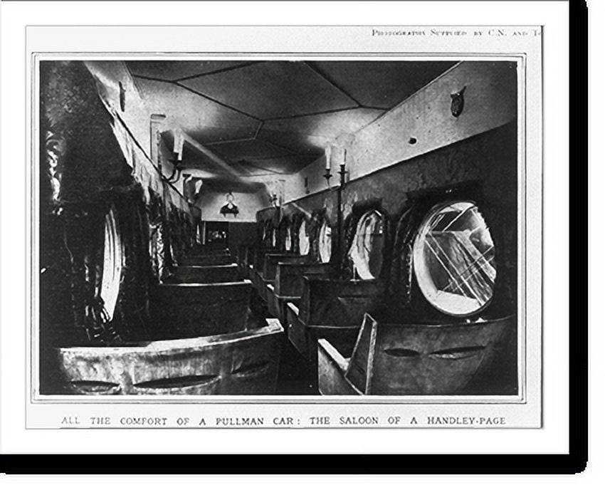 Historic Print, All the comfort of a Pullman car: the saloon of a ...