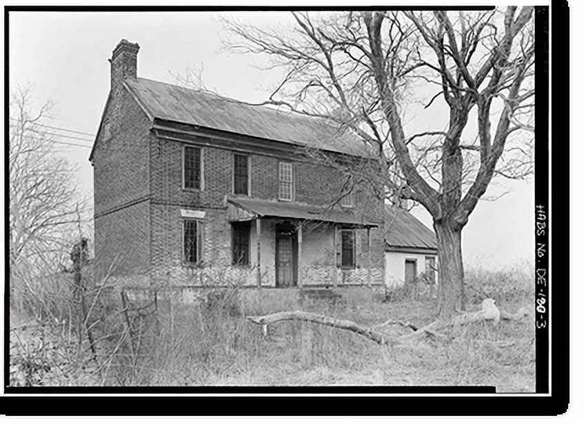 Historic Print, Allee House, Adjoining Bombay Hook Wildlife Refuge ...