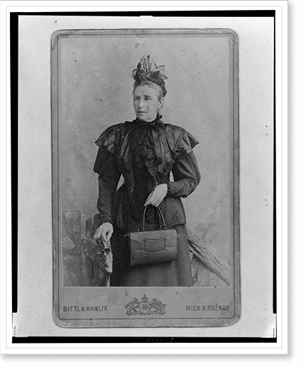 Historic Print, [Amalia Freud, three-quarter length portrait, standing ...