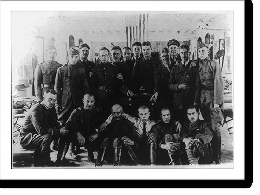 Historic Print, Ambulances and Personnel in Italy: American Red Cross ...