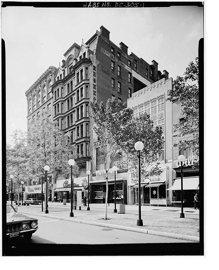 Historic Print, American Bank Building, 1315-1317 F Street Northwest ...