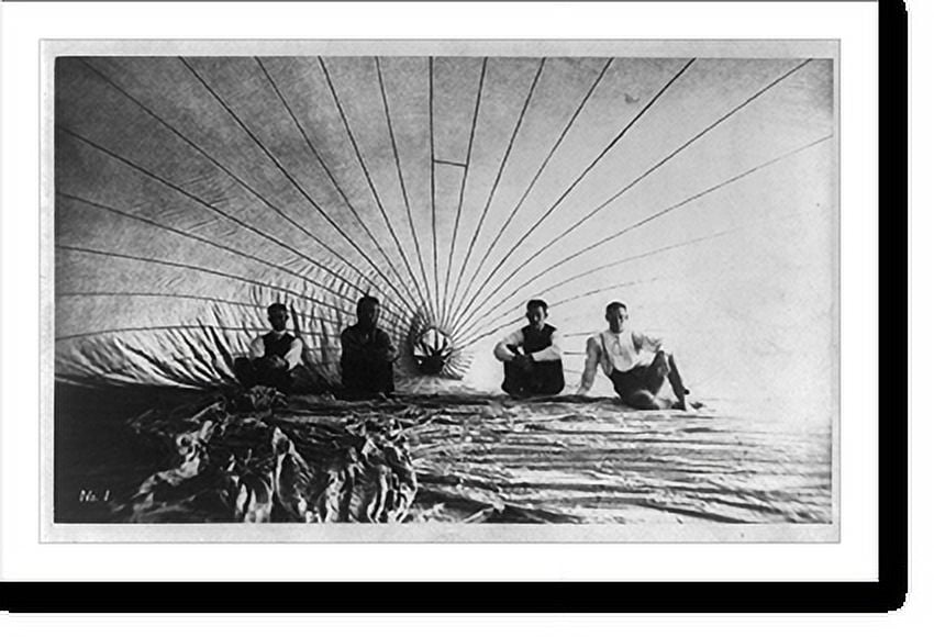 Historic Print, [American aeronauts John G. Doughty and Alfred E. Moore ...