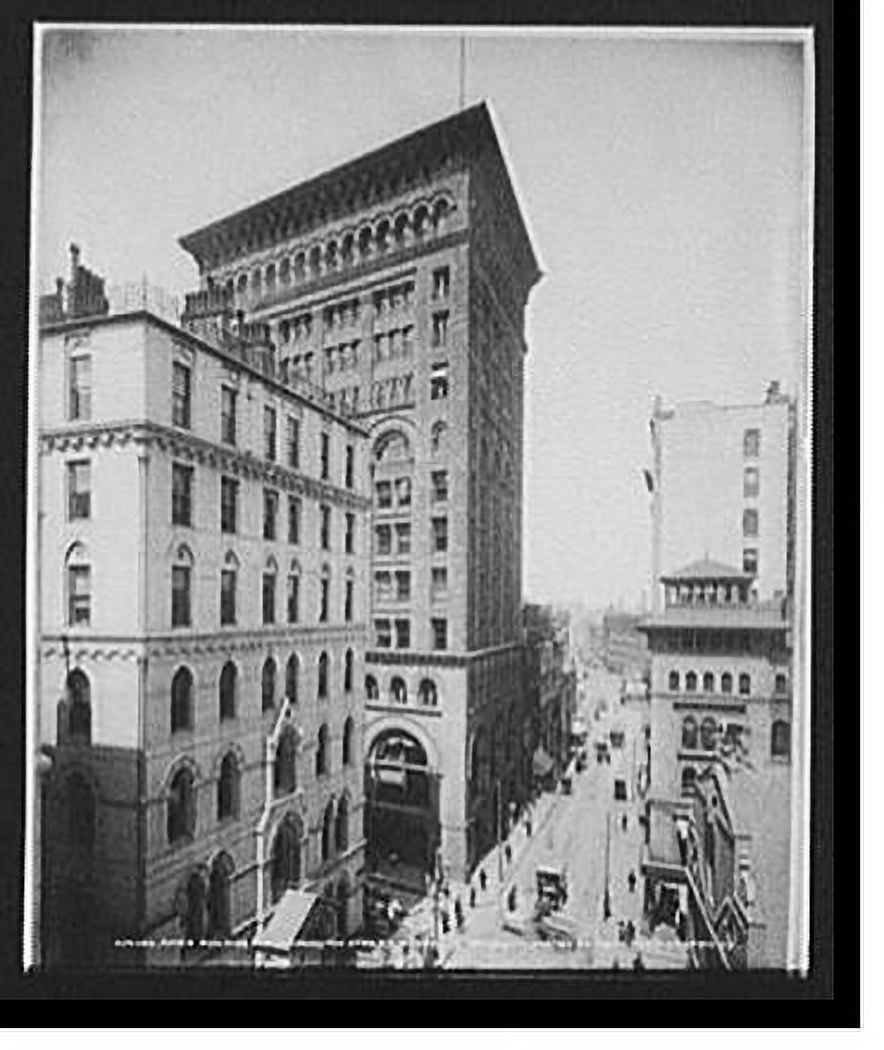 Historic Print, Ames Building and Washington Street, Boston, 18" x 24 ...