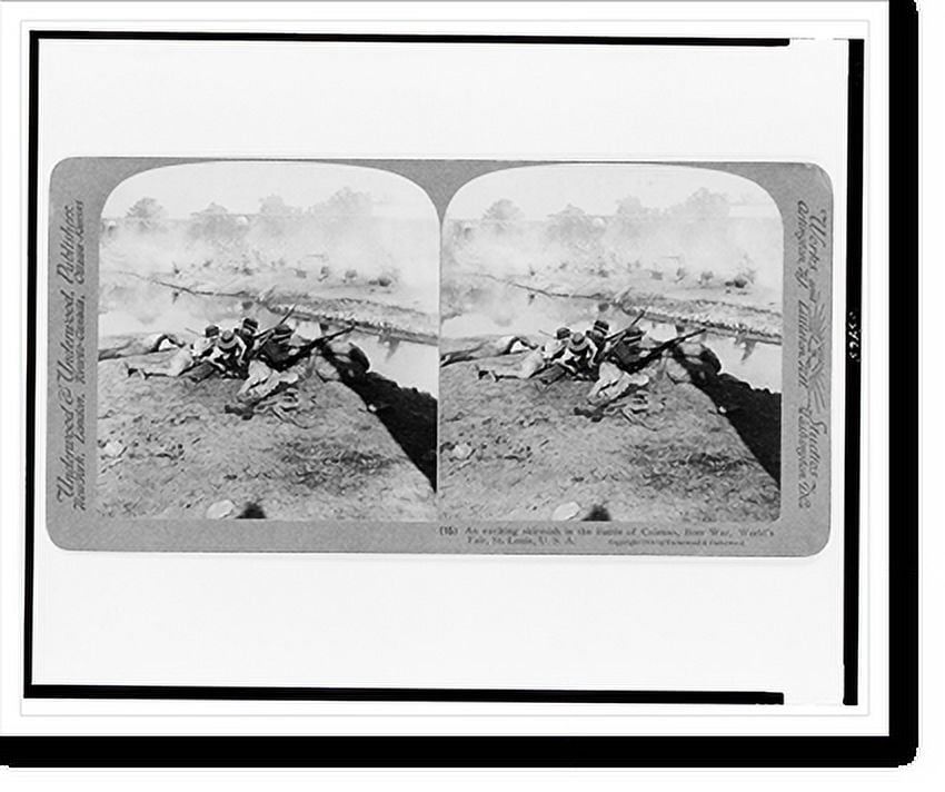 Historic Print, An Exciting skirmish in the Battle of Colenso Boer War ...