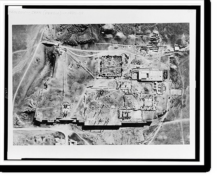 Historic Print, Ancient palace terrace of the Persian kings at ...